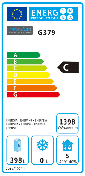 Polar G379 Counter 600mm Refrigerator