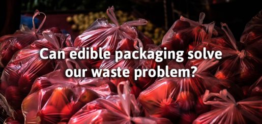 Can edible packaging solve our waste problem?