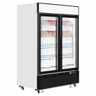 Interlevin LGC5000 Double Glass Door Upright Refrigerator